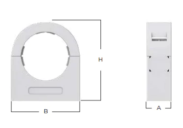 Polyami̇de Pa6 Corrugated Condui̇t Cli̇ps | Turkuaz Elektroteknik